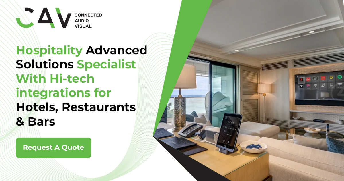 Smart Automation Solutions for Hospitality Industry | Connected Audio ...